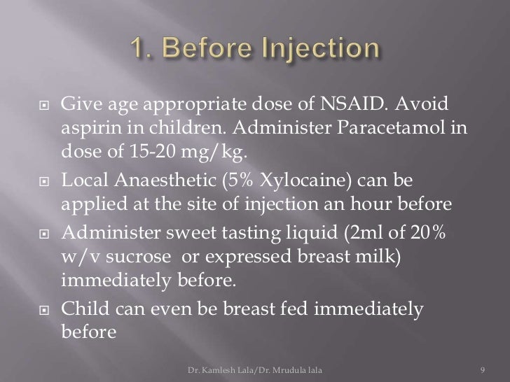 Pain After Intramuscular Injection