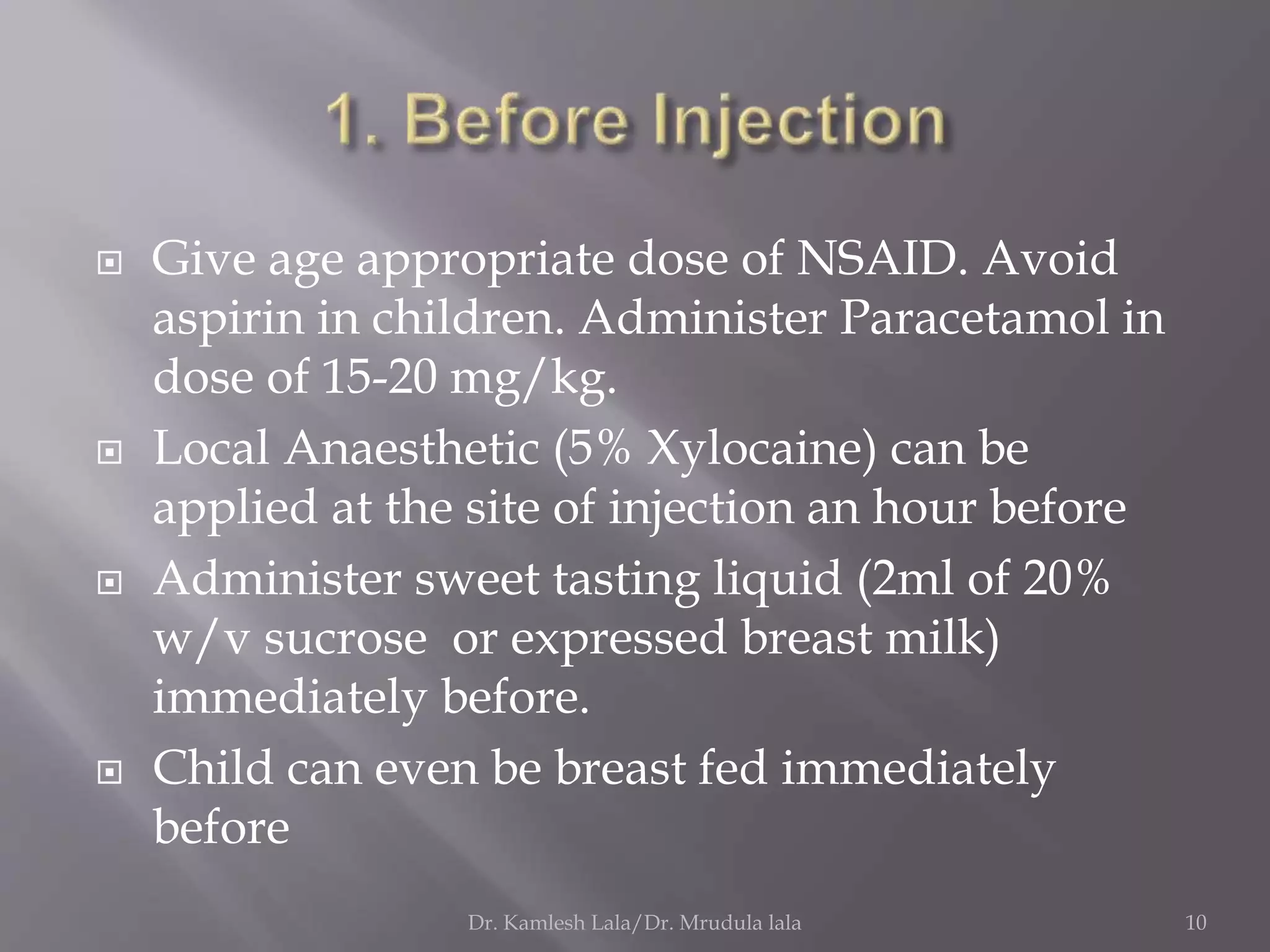 Intramuscular injection pain ppt | PPTX