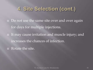 Intramuscular injection pain ppt | PPTX