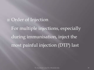 Intramuscular injection pain ppt | PPTX