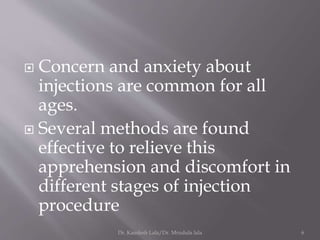 Intramuscular injection pain ppt | PPTX