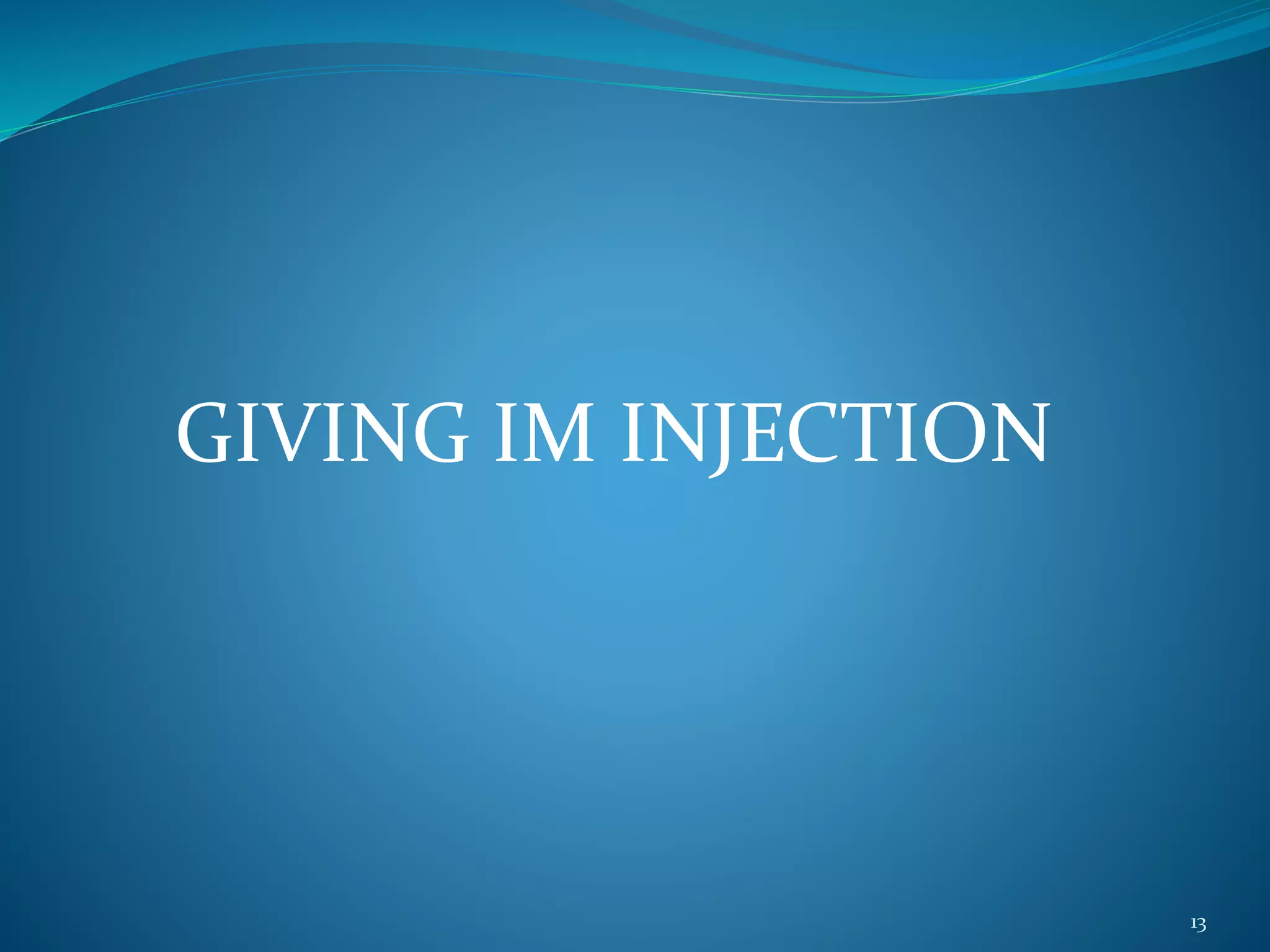 Intramuscular injection ppp | PPTX