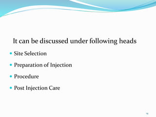 Intramuscular injection ppp | PPTX
