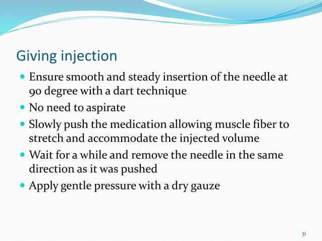 Intramuscular injection ppp | PPT | Free Download