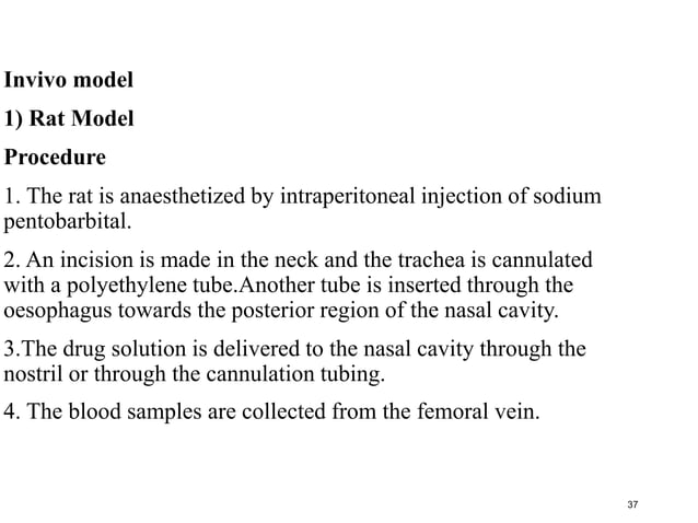 INTRA NASEL ROUTE OF DRUG DELIVERY | PPT