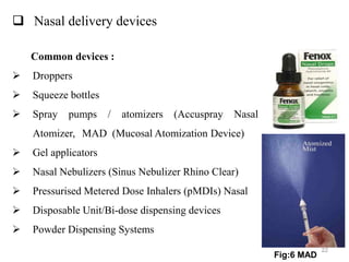 Karan swami Intranasal drug-delivery | PPTX | Ear, Nose and Throat ...