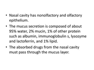 Intra nasal dd | PPTX
