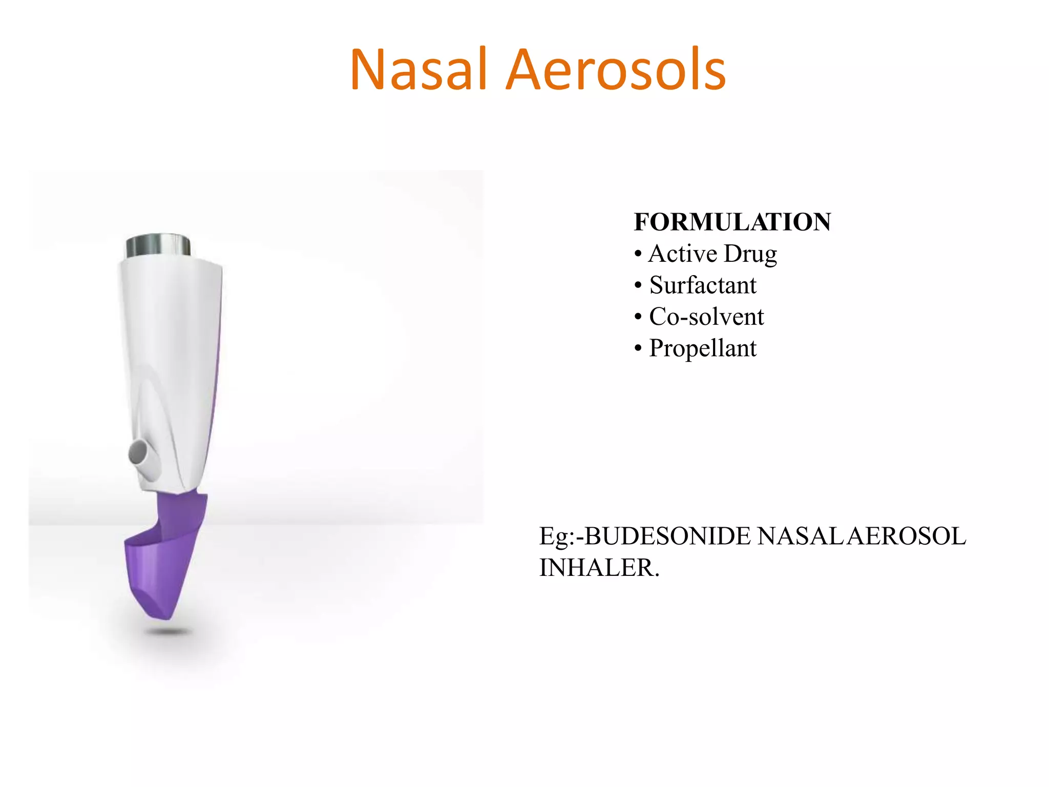 Intranasal drug delivery system | PPTX