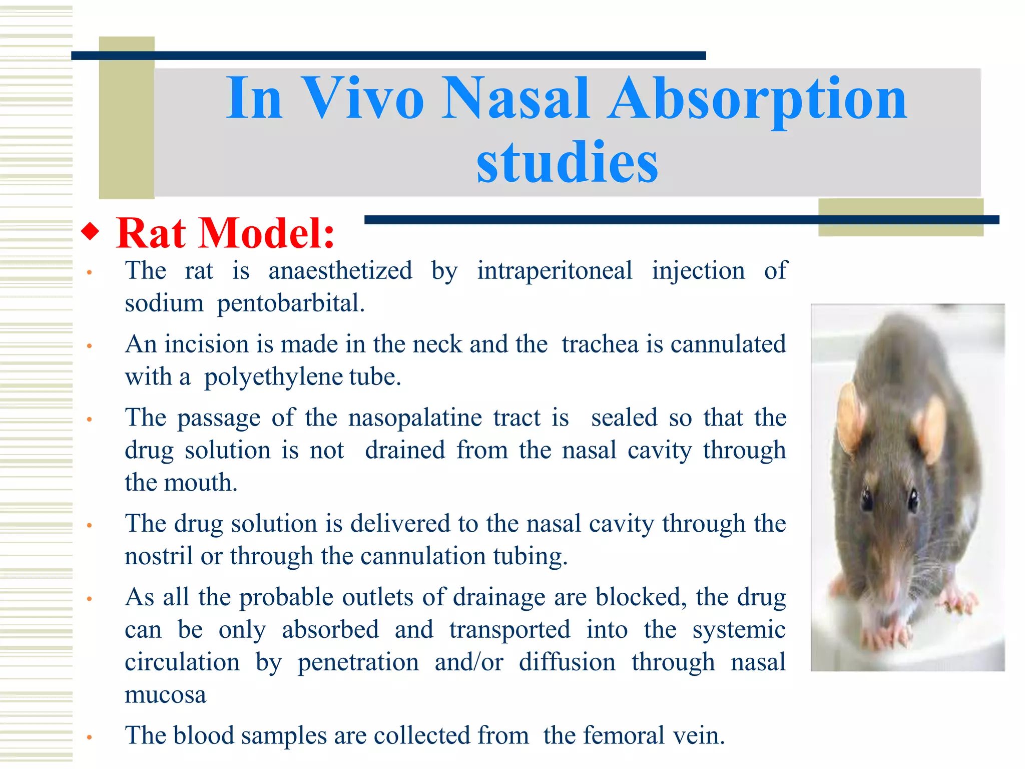 Intranasal drug delivery system | PPTX