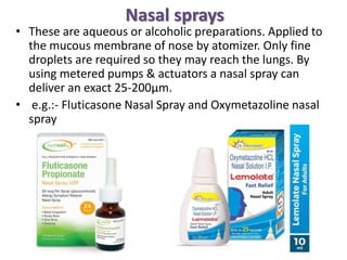 Intranasal drug delivery system | PPT