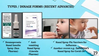 Intra Nasal Route Delivery System, Sem-II, F. Y. M. Pharm (SPPU 2019P).pptx