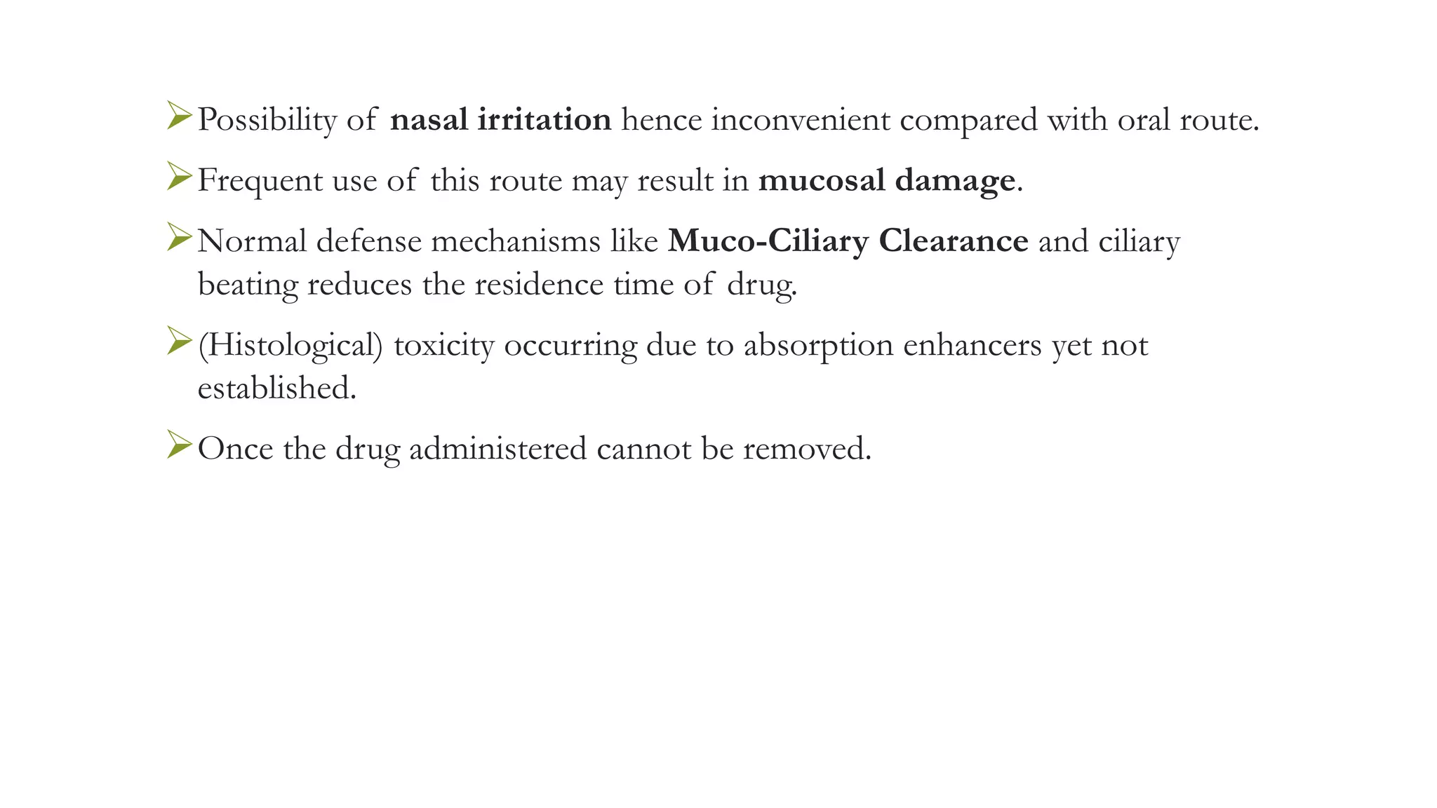 Intranasal route of drug administration | PPTX