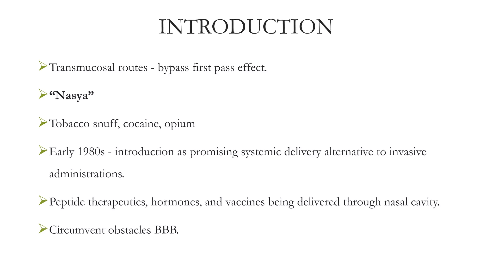 Intranasal route of drug administration | PPTX