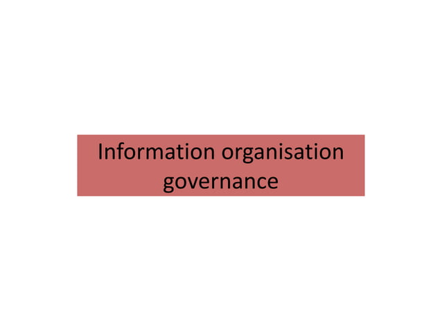 Intranet Governance | PPTX