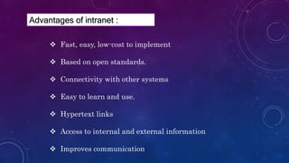 Intranet And extranet.pptx