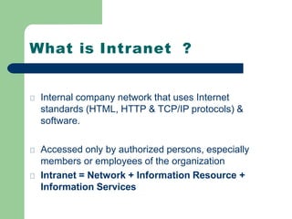 Intranet and Extranet ppt.pptx