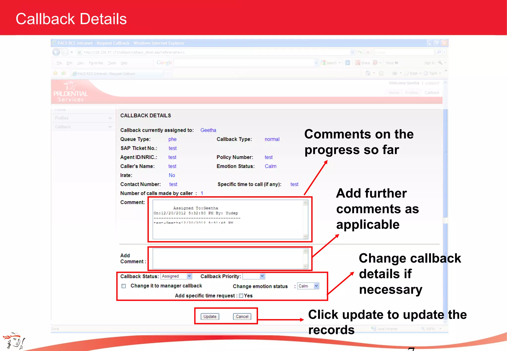 Intranet (callback module) | PPT