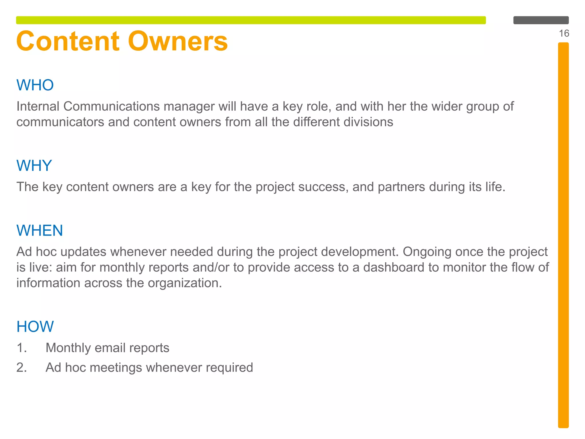Intranet communication strategy | PPT