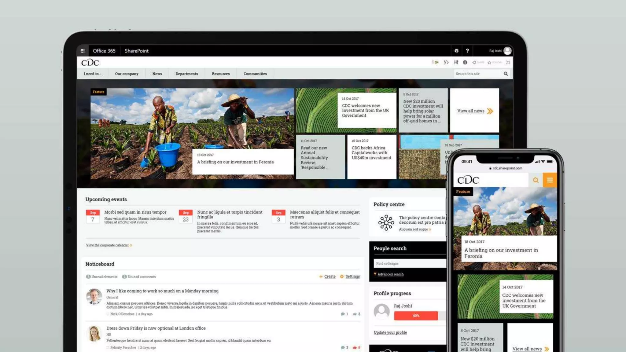 15 Intranet design examples | PPT