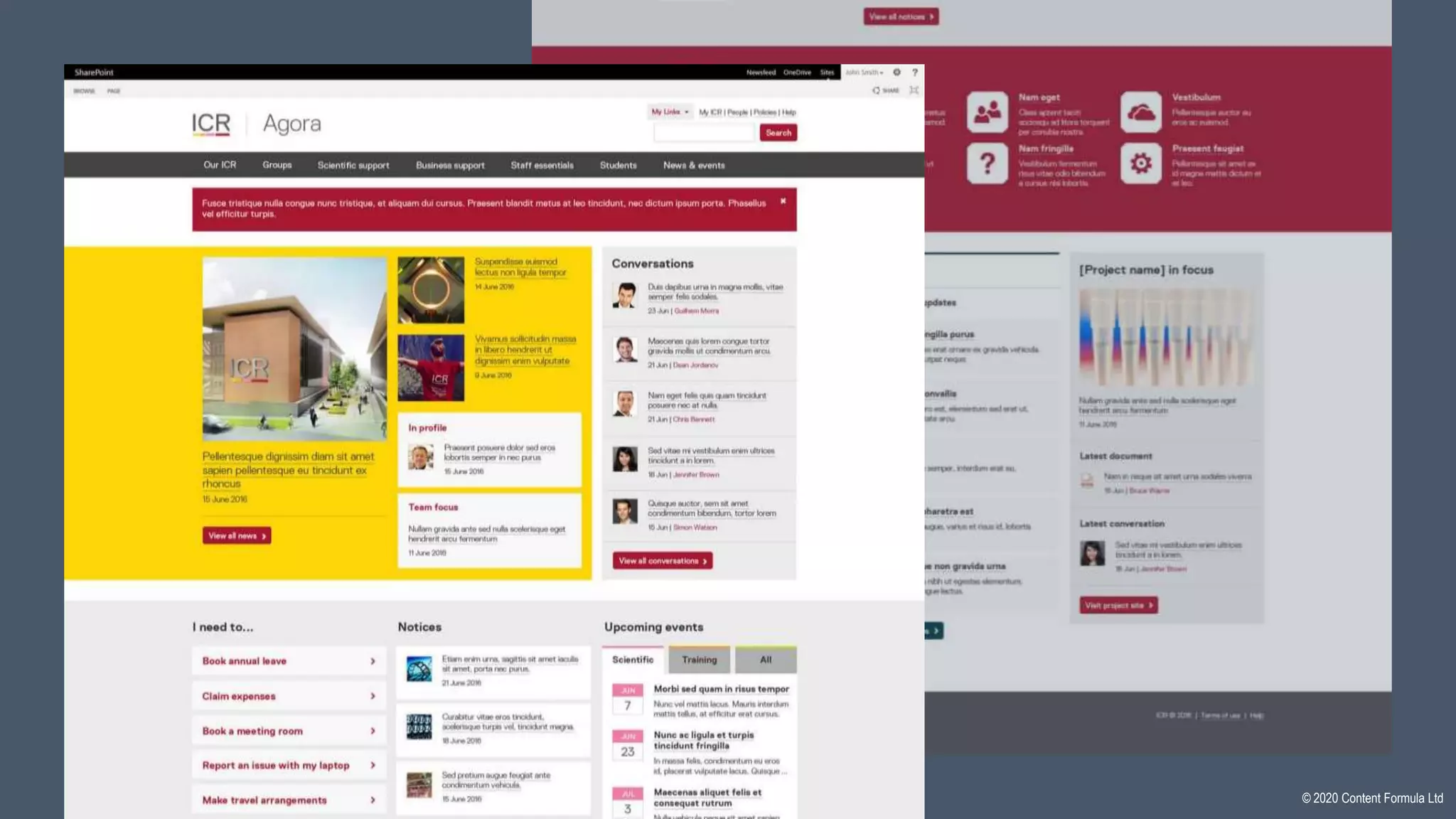 15 Intranet design examples | PPT