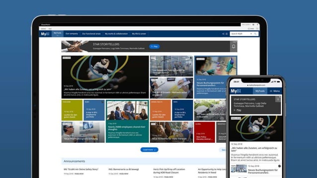 15 Intranet design examples | PPT