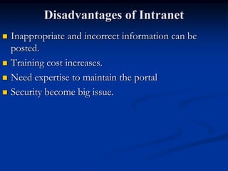 Intranet & Extranet | PPT