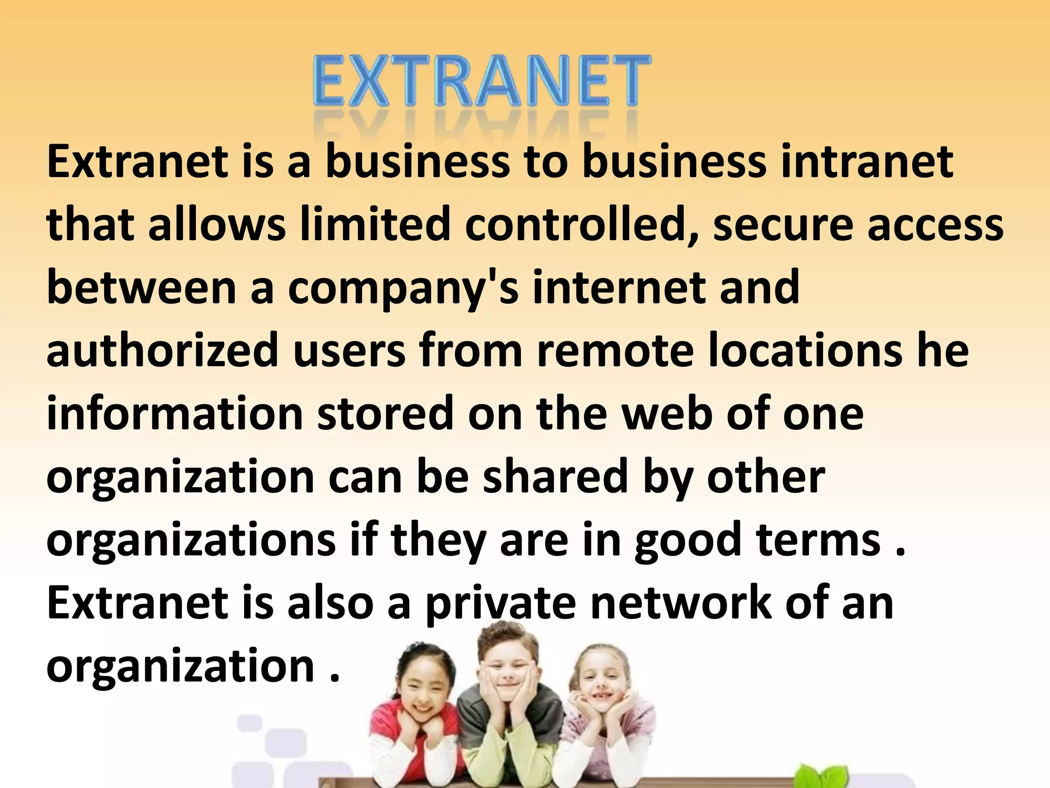 Intranet,extranet& edi mdims | PPTX | Internet | Computing