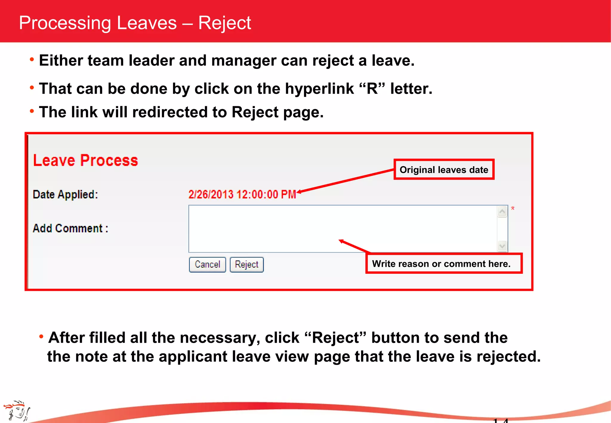 Intranet (leave management module) admin | PPT