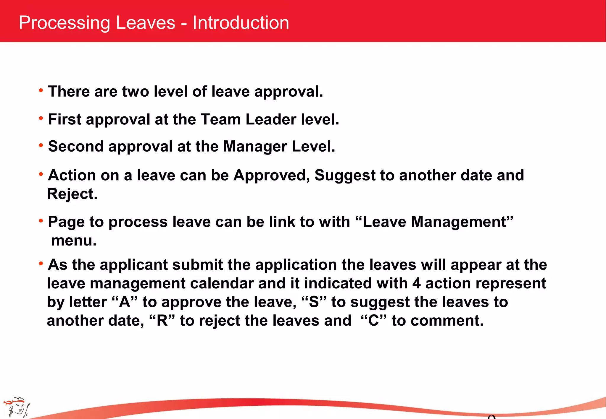 Intranet (leave management module) admin | PPT