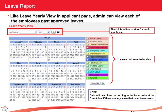 Intranet (leave management module) admin | PPT