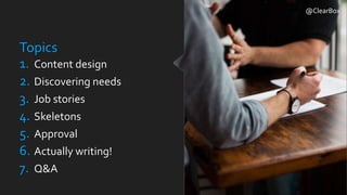 Intranet page planning with content design techniques | PPTX