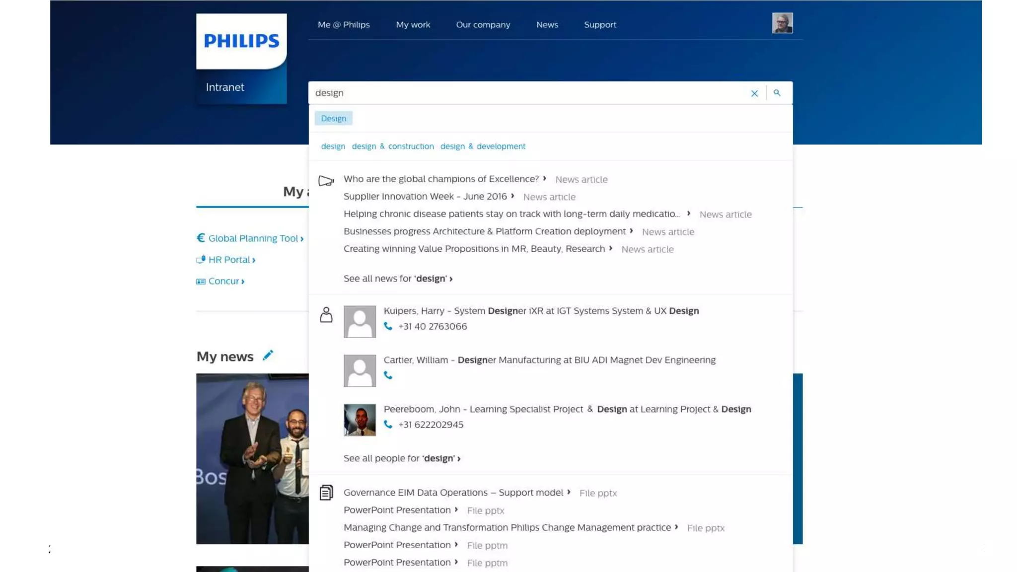 Philips Intranet - Information energy | PPTX