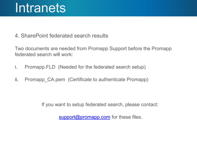 Intranets and process knowledge - Promapp | PPT