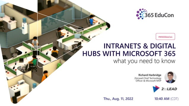 Intranets & Digital Hubs with M365: Communicate & Engage | PPT
