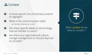 Intranet success: Information Architecture (Part 1) | PPT