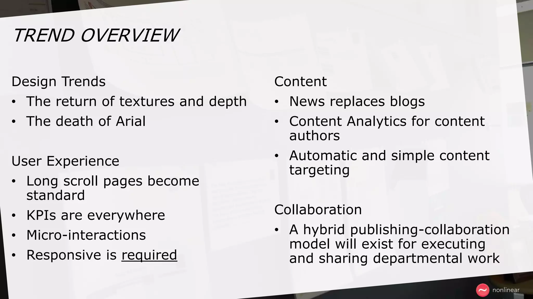 Intranet trends to watch | PPT