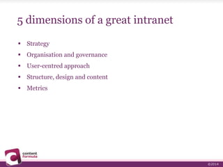 Intranet Design: A user-centred approach | PPTX