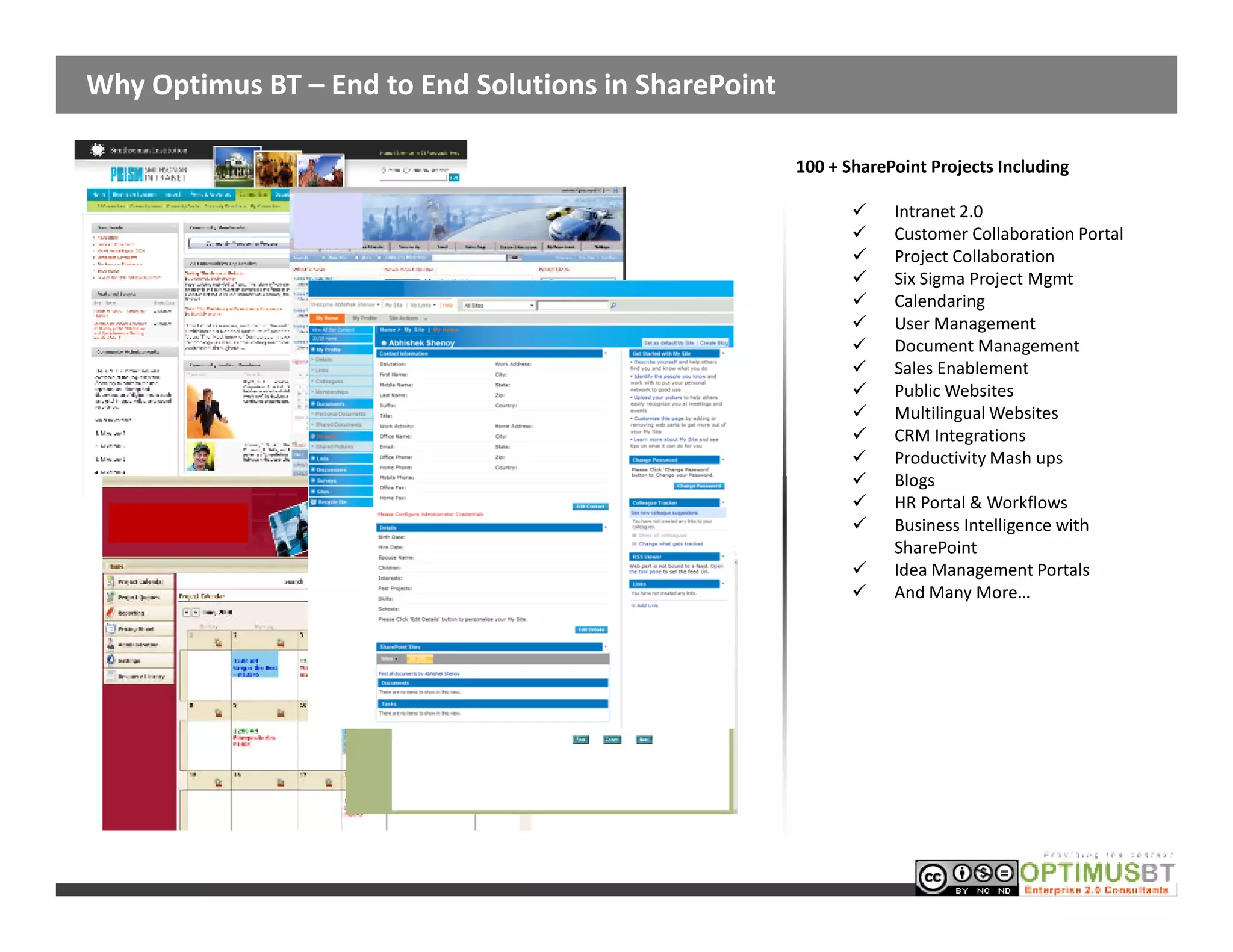 Intranets - Vision, Approach and Best Practices by Optimus BT | PPT Intranets - Vision, Approach and Best Practices by Optimus BT | PPT