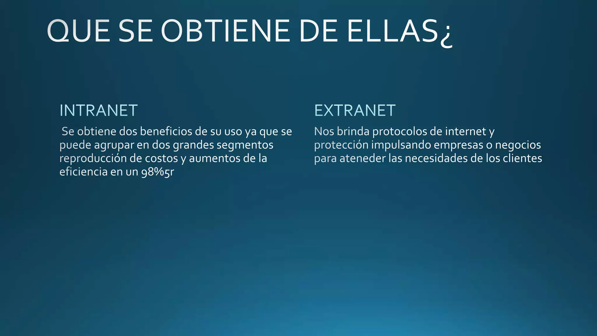 Intranet y extranet dia | PPTX
