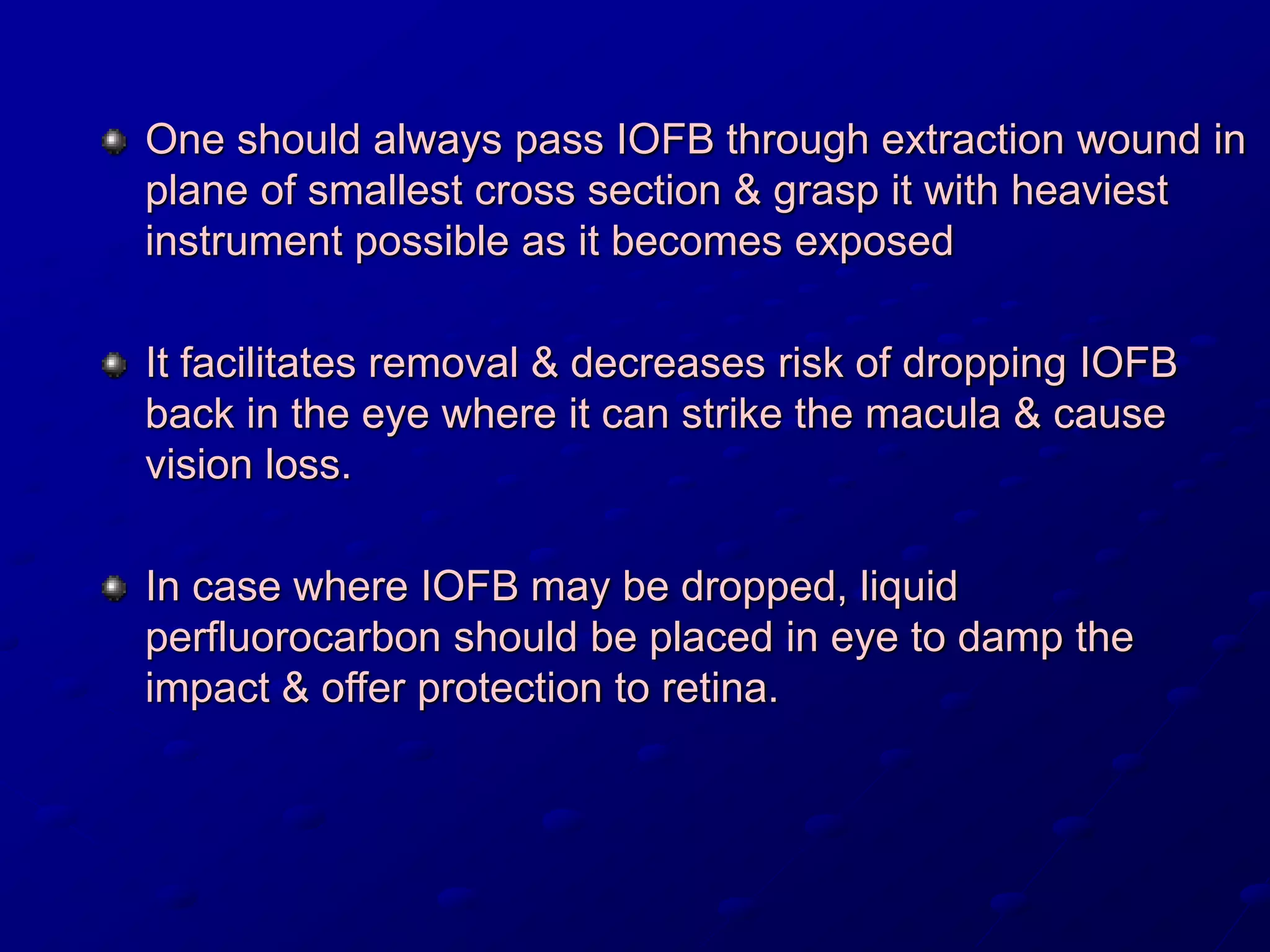 Intraocular foreign bodies - AJAY DUDANI | PPT