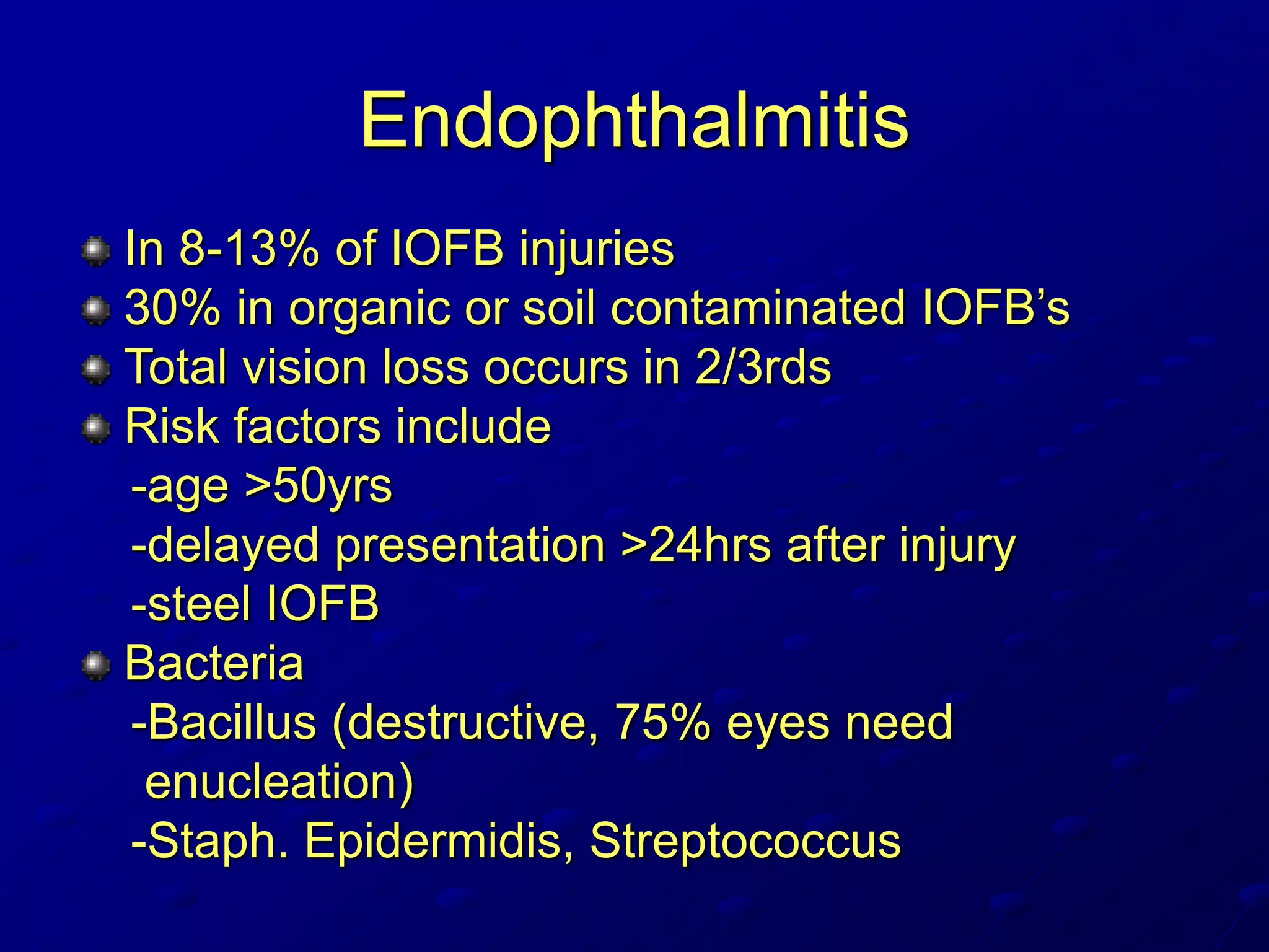 Intraocular foreign bodies - AJAY DUDANI | PPT