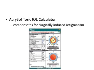 Intraocular lenses | PPTX