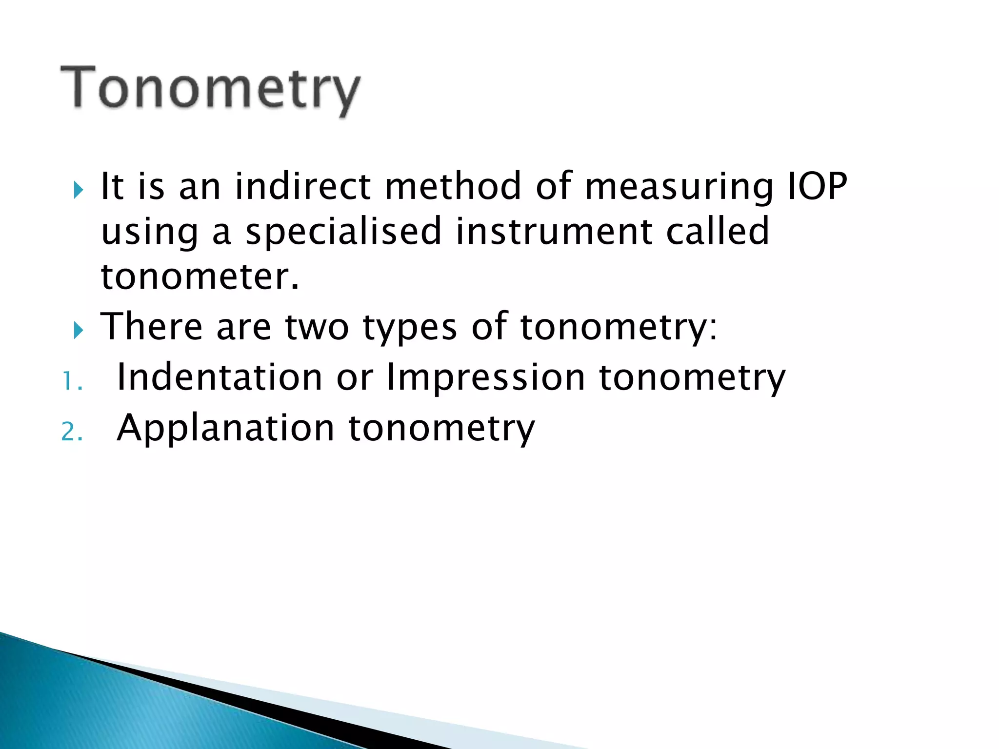 Intraocular pressure and aqueous dynamics | PPTX