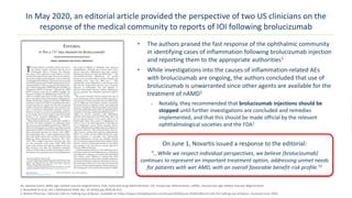 Intraocular safety OF ANTIVEGF INJECTIONS IN THE EYE | PPT