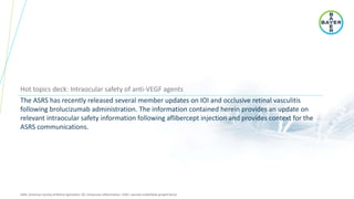 Intraocular safety OF ANTIVEGF INJECTIONS IN THE EYE | PPT