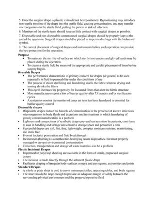 INTRAOPERATIVE CARE.docx education notes for nursing students | DOCX