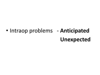 Intraoperative challenges in thr | PPTX