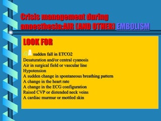 Intraoperative crisis manegement | PPT