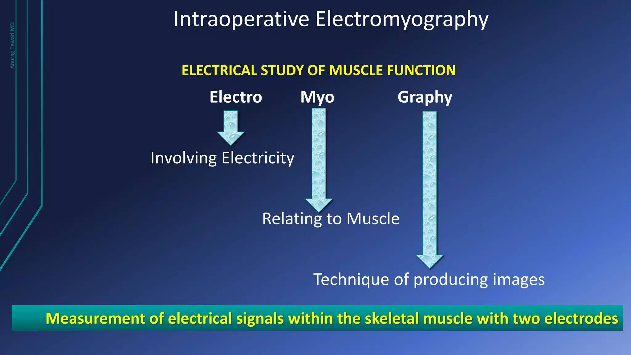 Intraoperative Electromyography (EMG) | PPTX