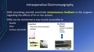 Intraoperative Electromyography (EMG) | PPTX